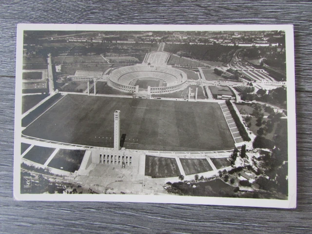 1936 GERMAN GERMANY Olympics Stadium Arial View Original Berlin ...
