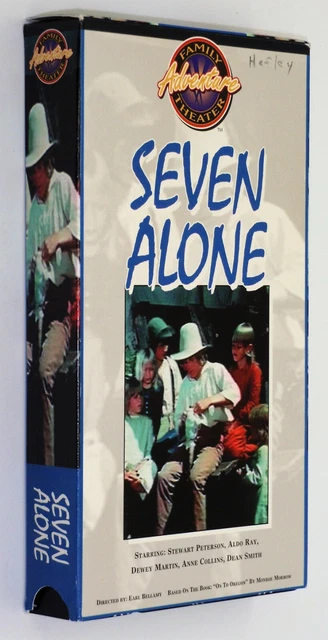 SEVEN ALONE VHS Pioneer Family Travels From Missouri To Oregon Orphaned ...