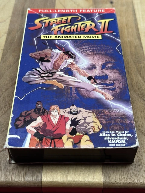 STREET FIGHTER II: The Animated Movie (VHS, 1996, Unrated Version) £5. ...