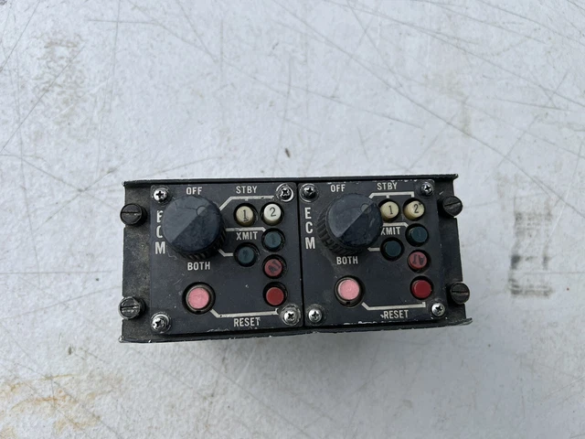 RARE VINTAGE F-4 Phantom Ecm Cockpit Control Panel Vintage Aircraft Man ...