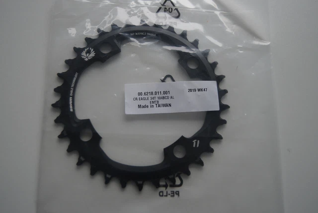 SRAM X-SYNC2 EAGLE Kettenblatt 34 Zähne LK 104mm 12-fach EUR 29,95 - PicClick DE