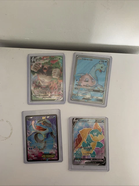 POKÉMON CARDS RARE Bundle Rillaboom Vmax, Lapras GX, Seismitoad EX ...
