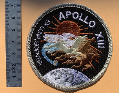 ÉCUSSON PATCH NASA Program APOLLO Mission 13 XIII Lovell Insigne Tissu ...