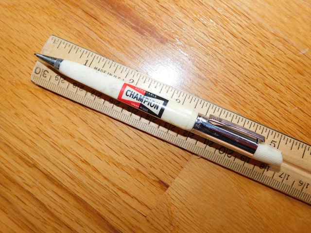 VINTAGE CHAMPION SPARK Plugs advertising Mechanical Pencil - Motor ... VINTAGE CHAMPION SPARK Plugs advertising Mechanical Pencil - Motor ...