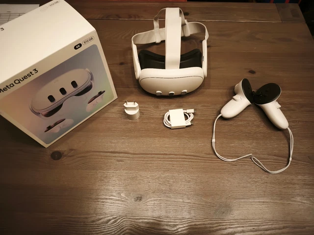 META QUEST 3 512GB Alles Original, 1 Monat alt !! wie neu! 23 Mon ...