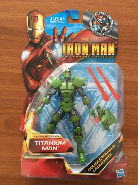 MARVEL LEGENDS IRON Man the Armored Avenger TITANIUM MAN movie MISB EUR ...