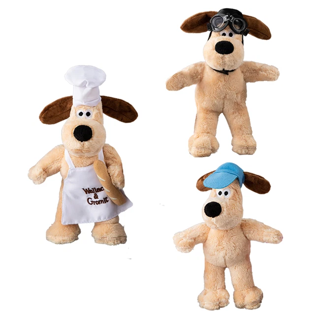 VINTAGE WALLACE AND Gromit Gromit Plush Teddy Toy Bbc 1989 Removable ...