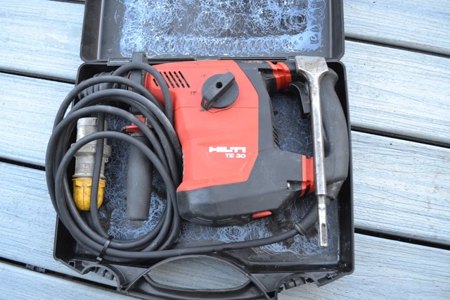 HILTI TE 30-AVR ROTARY HAMMER BREAKER/DRILL 110v (1 x Chisel & Carry Case) £208.47 - PicClick UK