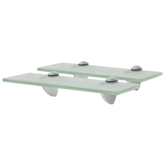 2047819 MENSOLE GALLEGGIANTI 2 pz in Vetro 30x10 cm 8 mm EUR 62,99 ...