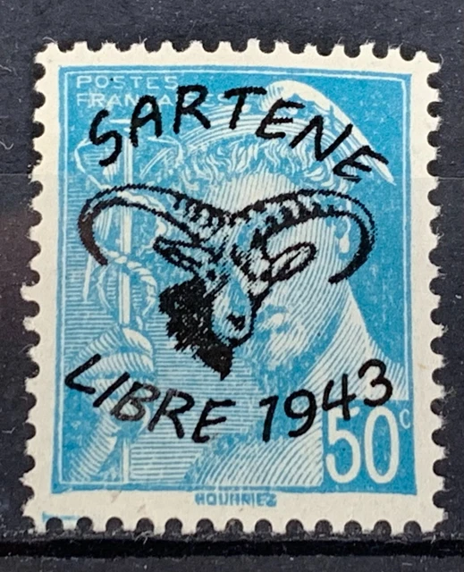 LOCAL FRANCE 1945 Liberation overprint Sartene MNH £2.49 - PicClick UK