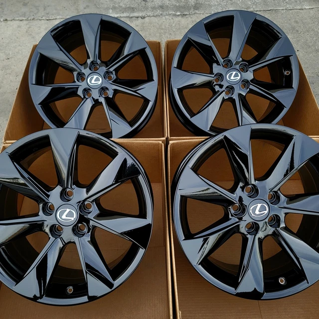 18& LEXUS RX350 RX450 Factory OEM Wheels Rims Gloss Black Set of 4 EUR ...