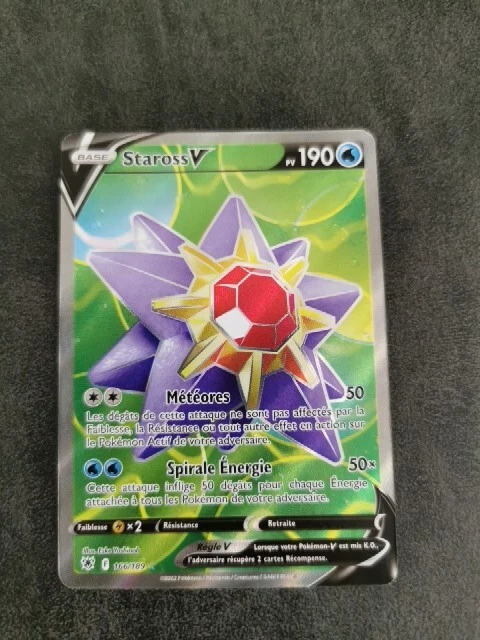 CARTE POKÉMON STAROSS V 166/189 FULL ART ULTRA RARE HOLO Astres Radieux Neuf FR EUR 8,30 ...