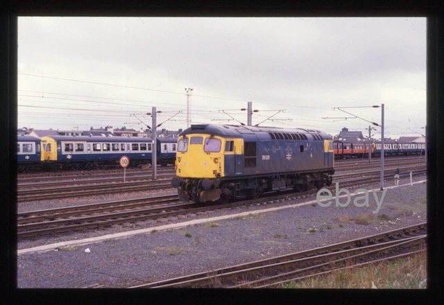 ORIGINAL 35MM slide - Class 26 -26029 light at Falkland yard, Scotland ...