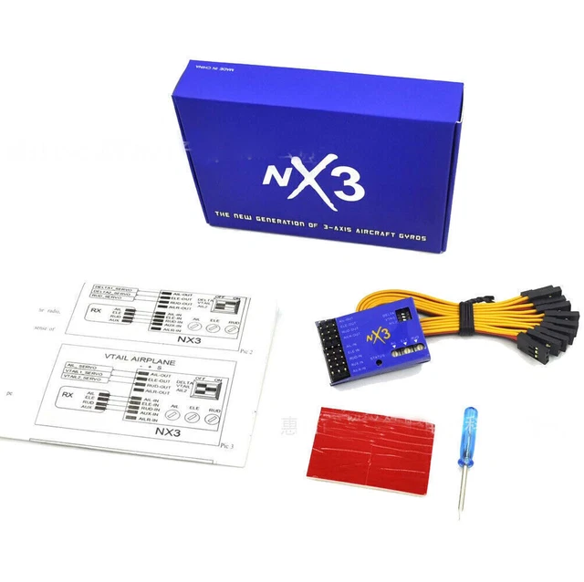 NX3 3D FLIGHT Controller Delta Wing Modell Und Dual Aileron Gyroscope ...