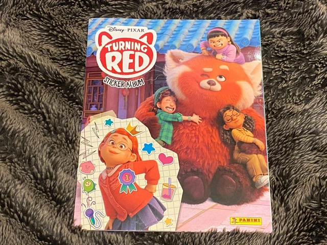 DISNEY PIXAR TURNING RED Panini Sticker Album + 6 stickers/sticker box ...