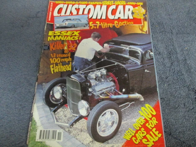 CUSTOM CAR MAGAZINE,NOV 2000,Ford.v8,hotrods,capri,escort,corvette,pop ...