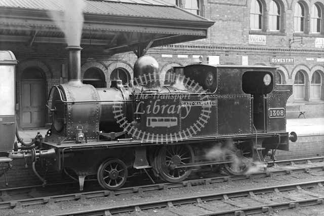 PHOTO GWR Great Western Railway Steam Locomotive 1308 at Oswestry in ...