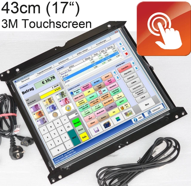 43CM 17& TFT OPEN FRAME MONITOR 3M TOUCHSCREEN SIEMENS EP17AD51 FÜR ...