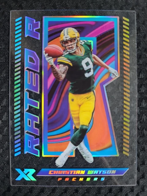 CHRISTIAN WATSON 2022 Panini Xr "Rated R* Rc Sp (Case Hit) $38.00 ...