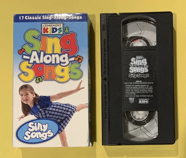 CEDARMONT KIDS SING-ALONG-SONGS Silly Songs VHS Tape Tested £6.66 ...