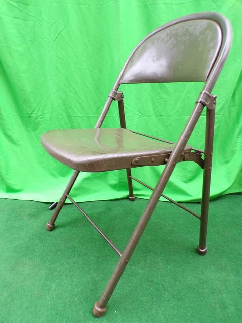 CHAISE PLIANTE US WW2 original folding chair camp small jeep dodge ...