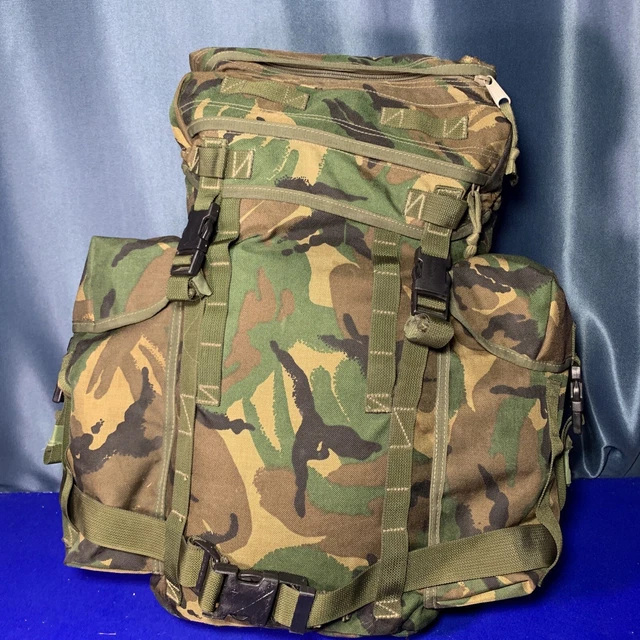 GENUINE BRITISH ARMY Issue Dpm CAMO Plce NI Infantry Day Sack Bergen £ ...