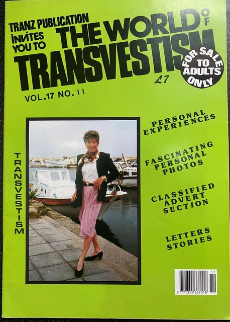 THE WORLD OF Transvestism vintage magazine. VOL.17 No.11 +Actual ...