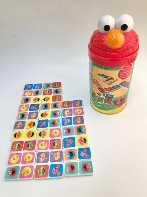 ELMO SESAME STREET Dominoes Game 2007 Cardinal Matching Toy $28.99 ...