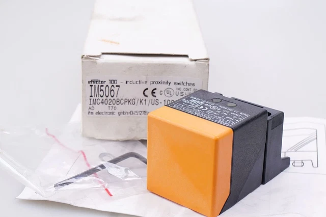 IFM IM5067 IMC4020BCPKG/K1/US-100-DPA Capteur Inductif Sn 20mm Pnp ...