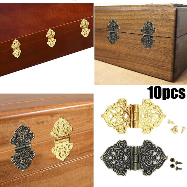 10 PI CES CHARNI RES bo?te antique mobilier vintage mat riel de porte instal EUR 10,09 - PicClick FR