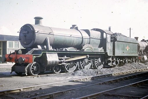 ORIGINAL COLOUR SLIDE of 6963 WR Hall class steam loco £4.99 - PicClick UK