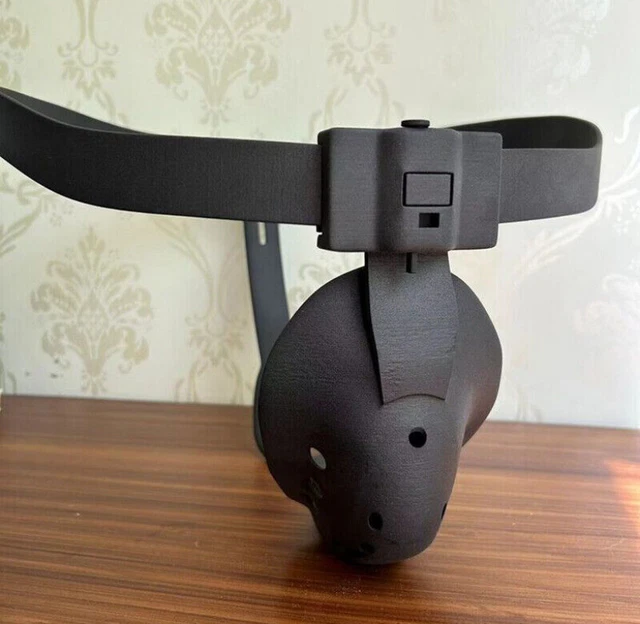 NEW 3D RESIN Male Custom Chastity Belt Cage Lock Sissy Boy Shackle ...