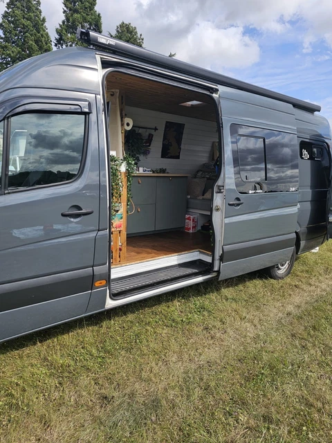 VW CRAFTER CAMPERVAN Self Build Lwb Full Service History £25,000.00 - PicClick UK