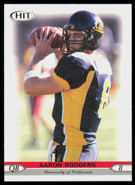 2005 SAGE HIT RC Base Aaron Rodgers recrue Green Bay Packers #8 EUR 8 ...