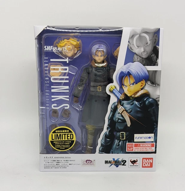 DRAGON BALL XENOVERSE S.H. Figurine articulée Figuarts Xenoverse Trunks ...