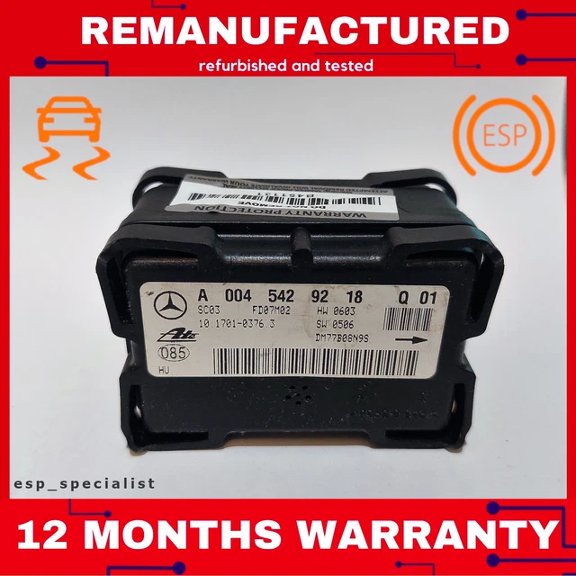 MERCEDES C CLASS , SLK , CLK , Esp Yaw Rate Sensor A0045429218Q01 £50. ...