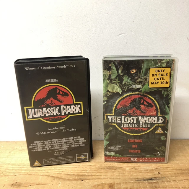 JURASSIC PARK VHS Video Tape Bundle The Lost World X2 Vintage Movie Props £6.50 - PicClick UK