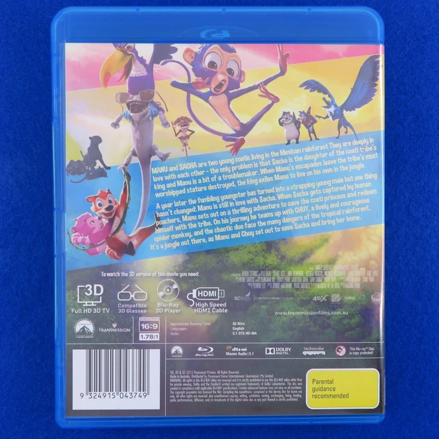 JUNGLE SHUFFLE 3D - Blu Ray - Fast Postage !! £15.82 - PicClick UK