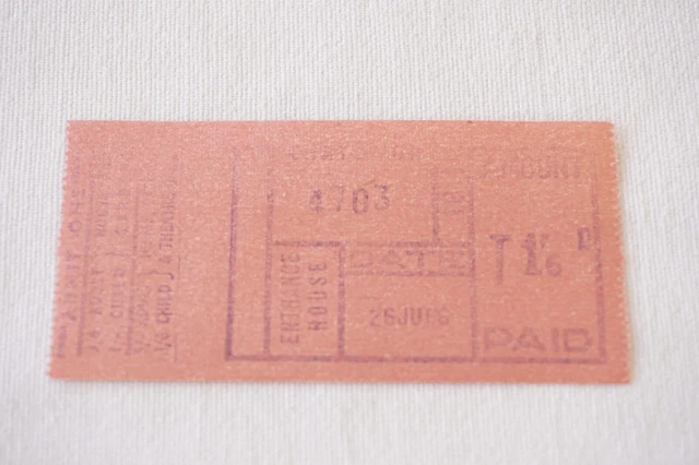 1966 CHATSWORTH HOUSE TIM Machine Bus Tram Ticket £4.99 - PicClick UK