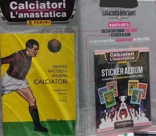 CALCIATORI L'ANASTATICA VOL.1 - Calciatori Panini 1961/62 + Sticker ...