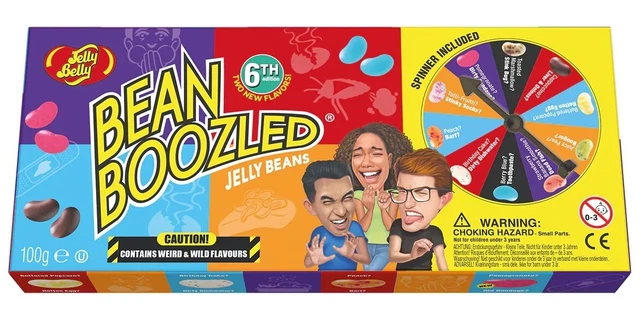 JELLY BELLY BEAN Boozled 6th Edition Jelly Beans 100g Mit Rollen Set ...