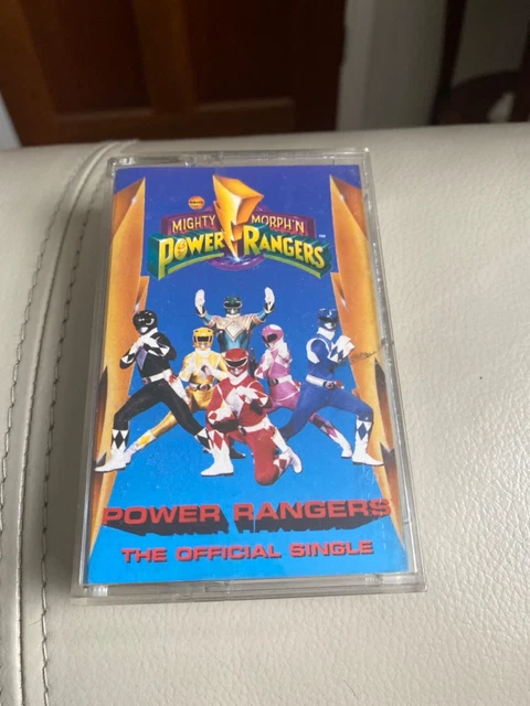 RARE MIGHTY MORPH’N Power Rangers Official Cassette Tape Single - Saban ...