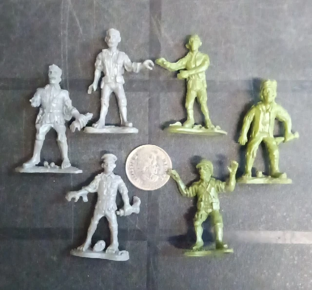 ZOMBIES AT WAR Little GREEN, GREY Army Men 35 figures in SEALED Bag NEW ...