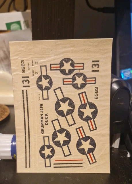 AIRFIX 1/72 GRUMMAN J2F6 Duck kit decals £4.36 - PicClick UK