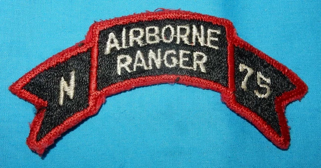WW2 US ARMY 75th AIRBORNE RANGER BATTALION PATCH MILITARY BADGE WORLD ...