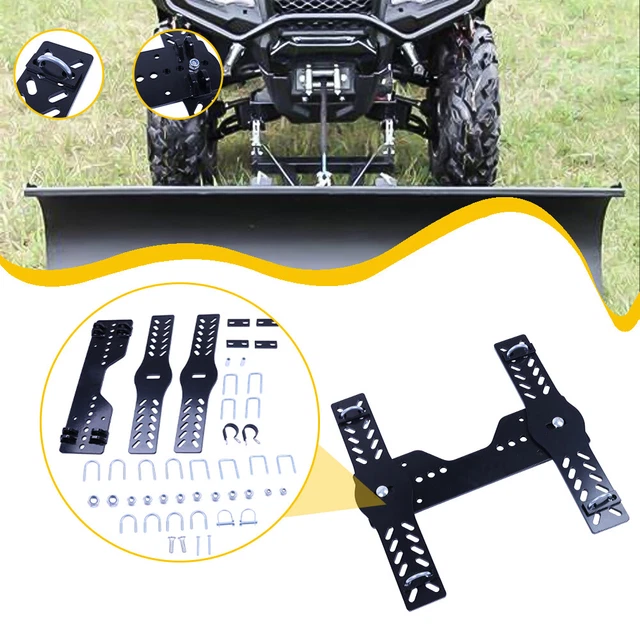 UNIVERSAL ATV PLOW Mount Snow Plow Bracket For Arctic Cat 1000 4x4 XT ...