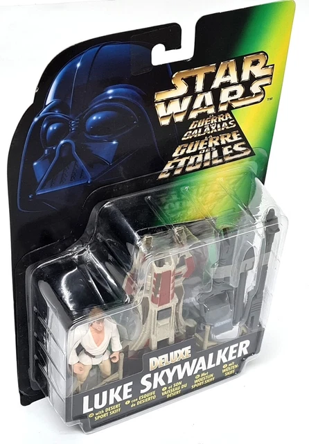 KENNER - DELUXE Luke Skywalker With Desert Skiff POTF Star Wars Figure ...