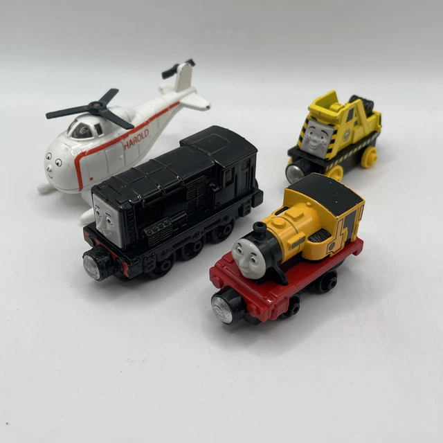 THOMAS & FRIENDS Take N Play Trains Diesel Harold Helicopter Duncan ...