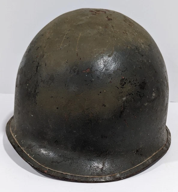 ORIGINAL WW2 US Military rear seam Combat Helmet Shell $69.99 - PicClick