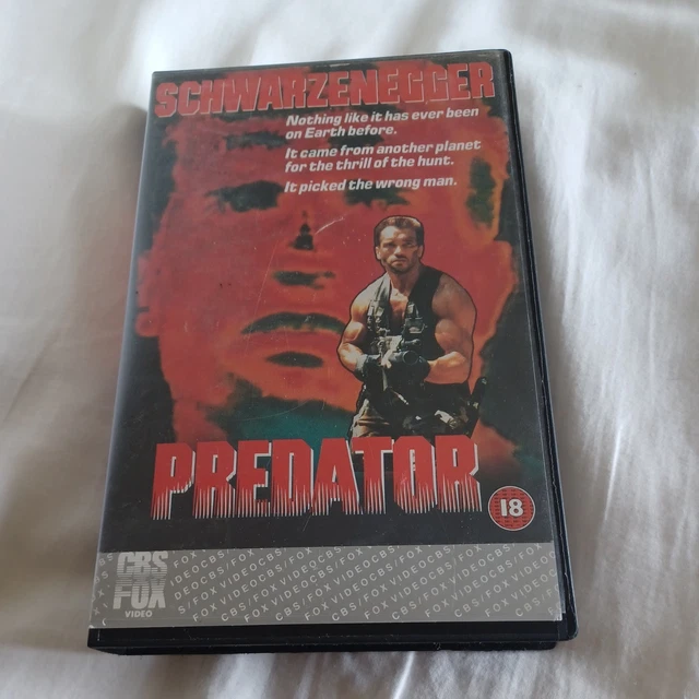 PREDATOR VHS BIG Box Ex Rental Arnold Schwarzenegger 1987 Sample Promo ...